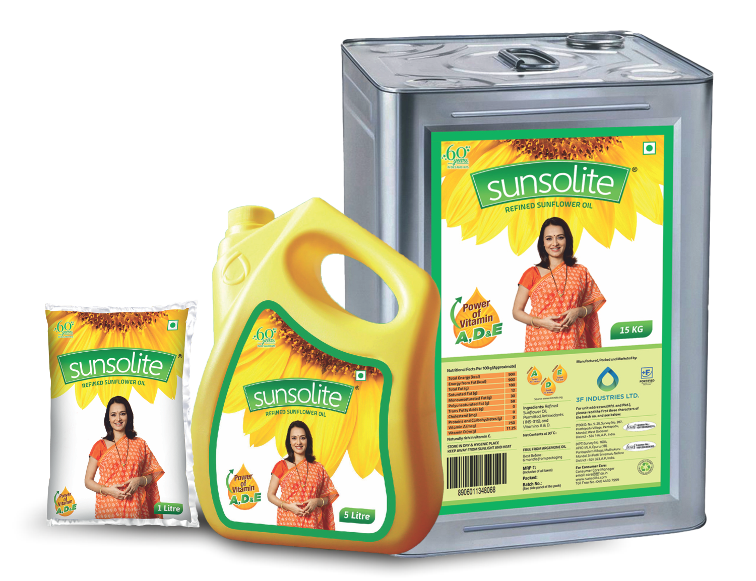 Sunsolite - 100% Refined Sunflower Oil